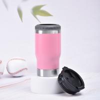 China 14oz Double Wall Stainless Steel Beer Mug with Bottle Opener Insulated Can Cooler 375ml for sale