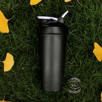 China BPA Free Plastic Protein Shaker Bottle 600ml Custom Logo Gym Sport Water Bottle for sale