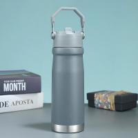 China 550ml 650ml Stainless Steel Vacuum Flask Portable Outdoor Sports Drinkware with Handle for sale
