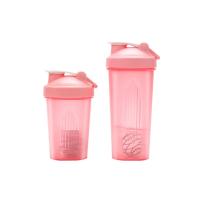 China Custom Logo 400ml Plastic Gym Shaker Bottle for Protein Shakes Direct Drinking for sale
