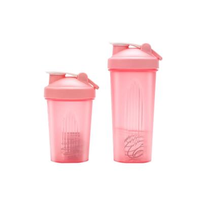 China Custom Logo 400ml Plastic Gym Shaker Bottle for Protein Shakes Direct Drinking for sale
