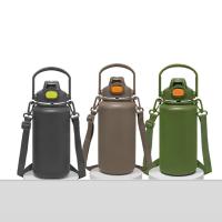 China 1300ml Stainless Steel Vacuum Flask SUS304 External SUS316 Internal Hiking Water Bottle for sale