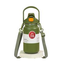China 1300ml Stainless Steel Vacuum Flask SUS304 External SUS316 Internal Hiking Water Bottle for sale
