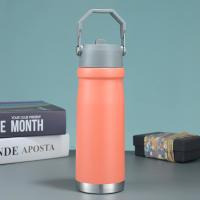 China 550ml 650ml Stainless Steel Insulated Sports Water Bottle Straight Drink Outdoor for sale