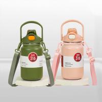 China 1000ml Stainless Steel Vacuum Flask 304 316 Insulated Water Bottle for Kids Hiking for sale