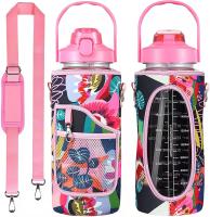 China Neoprene Water Bottle Sleeve SBR Material Waterproof Insulated Cup Holder 100pcs MOQ for sale
