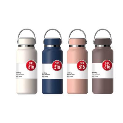 China 750ml Stainless Steel Vacuum Flask with Handle for Kids 304 Grade Insulated Water Bottle for sale