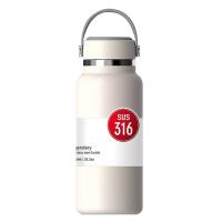 China 750ml Stainless Steel Vacuum Flask with Handle for Kids 304 Grade Insulated Water Bottle for sale