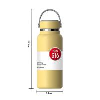 China 750ml Stainless Steel Vacuum Flask with Handle for Kids 304 Grade Insulated Water Bottle for sale