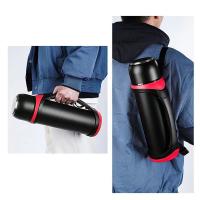 China 2200ml 64oz Vacuum Insulated Stainless Steel Sports Water Bottle with Cup for Hot Drinks for sale