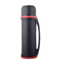 China 2200ml 64oz Vacuum Insulated Stainless Steel Sports Water Bottle with Cup for Hot Drinks for sale