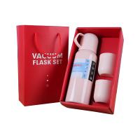 China 550ml Stainless Steel Vacuum Insulated Water Bottle 304 Business Gift Set with 2 Cups for sale