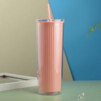 China 24oz Eco-Friendly Plastic Acrylic Double Wall Tumbler Water Bottle 185g for sale