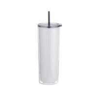 China 24oz Eco-Friendly Plastic Acrylic Double Wall Tumbler Water Bottle 185g for sale