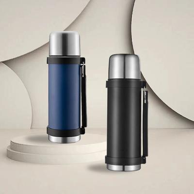 China 304 Stainless Steel Wide Mouth Vacuum Flask 1200ml for Sports Travel Gym for sale