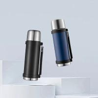 China 304 Stainless Steel Wide Mouth Vacuum Flask 1200ml for Sports Travel Gym for sale