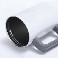 China 40oz Stainless Steel Tumbler with Handle and Straw Lid Insulated Car Cup for Work for sale