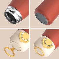 China 380ml Stainless Steel Lady Thermo Flask Portable Vacuum Cup 304 Insulated 6 Hours Heat Retention for sale