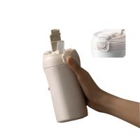 China Double Layer Stainless Steel Vacuum Thermos 420ml Outdoor Travel Mug with Handle for sale