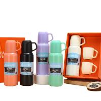 China 550ml 304 Stainless Steel Vacuum Insulated Cup with 3 Lids Corporate Gift Set for sale