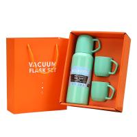 China 550ml 304 Stainless Steel Vacuum Insulated Cup with 3 Lids Corporate Gift Set for sale