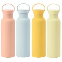 China Double Wall Stainless Steel Vacuum Bottle 600ml Insulated Travel Mug for Business Gifts for sale