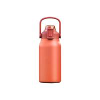 China Custom Stainless Steel Water Bottle 1300ml Inner 316 Outer 304 with Straw Handle Lid for sale