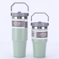 China 20oz 30oz Stainless Steel Vacuum Insulated Tumbler with Handle Lid Custom Logo for sale