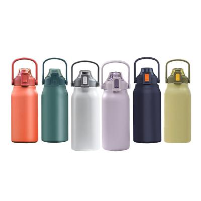 China 1700ml Double Wall Stainless Steel Thermal Flask Bounce Cover Sports Pot 316 Inner for sale