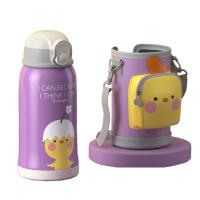 China 316 Stainless Steel 550ml Insulated Bottle with Straw Lid for Kids Camping for sale