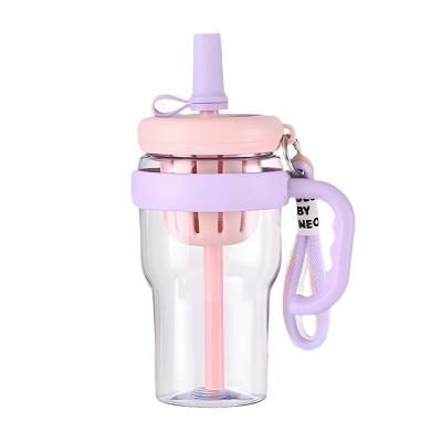 China Plastic 800ml Drinking Water Bottle BPA-Free Outdoor Sports Kettle Portable Travel Juice Bottle for sale