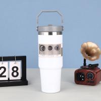 China 20oz 30oz Stainless Steel Vacuum Insulated Tumbler with Handle and Lid Custom Logo for sale