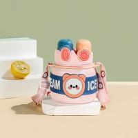 China 850ml Childrens Cartoon Straw Stainless Steel Vacuum Insulated Thermos Flask Food Grade 316 for sale