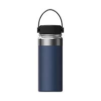 China 600ml Stainless Steel Water Bottle Double Wall Vacuum Insulated with Straw for Adults for sale