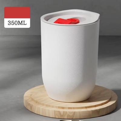 China 350ml Custom Logo Plastic Water Bottle AS Material Outdoor Sports Portable Straw Cup for sale