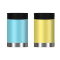 China Stainless Steel Double Wall Insulated Can Cooler 350ml Custom Logo for Office Car Home for sale