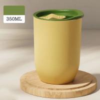 China 350ml AS Plastic Water Bottle with Straw Portable Drinking Cup for Outdoor Sports for sale