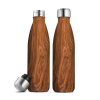 China Insulated Stainless Steel Travel Mug 500ml 750ml Cola Shaped Bottle Tumbler for Office Car Home for sale