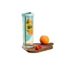 China Custom Logo PP Plastic Water Bottle 800ml Outdoor Sports with Straw Portable Large Capacity for sale