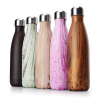 China Custom Logo Double Wall Stainless Steel Water Bottle 500ml 750ml Insulated Outdoor for sale