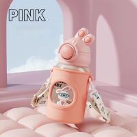 China 680ml Plastic Cartoon Water Bottle for Kids Outdoor Adventures Multiple Colors for sale