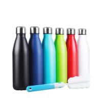 China 304 Stainless Steel Double Wall Vacuum Flask Customized Logo Thermal Bottle for Drinks for sale
