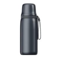 China 650ml Vacuum Insulated Water Bottle 304 316 Stainless Steel Straw Lid Bullet Flask for sale