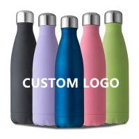 China Stainless Steel Double-Walled Tumbler 500ml Custom Logo Modern Design Travel Mug for sale