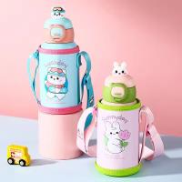 China 316 Stainless Steel Portable Water Bottle 500ml with Lid Travel Coffee Mug Custom Color for sale