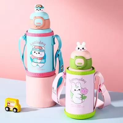 China 316 Stainless Steel Portable Water Bottle 500ml with Lid Travel Coffee Mug Custom Color for sale