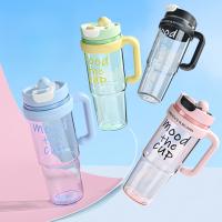 China Plastic Water Bottle 900ml BPA Free Spray Bottle for Outdoor Sports Travel for sale