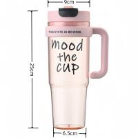 China Plastic Water Bottle 900ml BPA Free Spray Bottle for Outdoor Sports Travel for sale