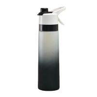 China BPA Free Plastic Water Bottle 700ml with Straw for Girls Outdoor Sports for sale