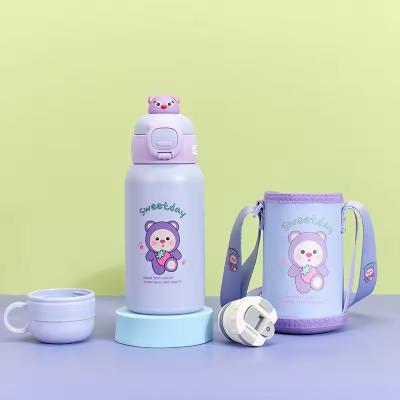 China 316 Stainless Steel Insulated Water Bottle 500ml Cute Cartoon Design for Kids for sale